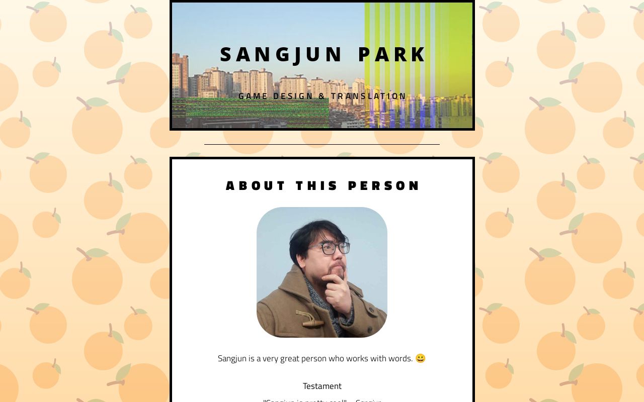 about sangjun park